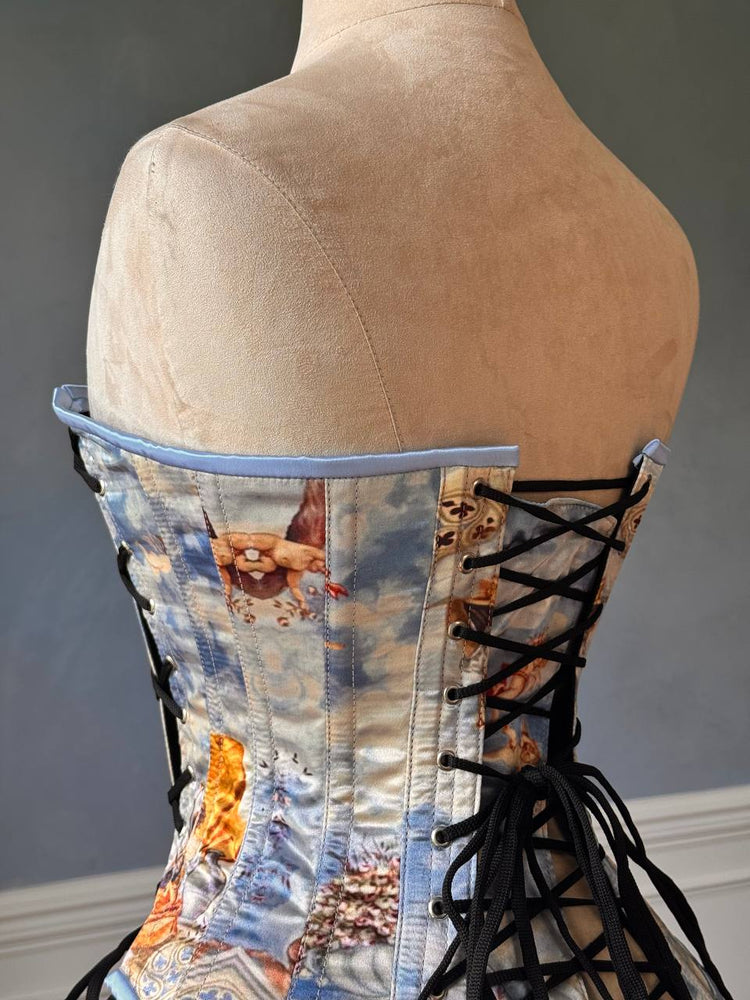 Heavenly Angels Overbust Corset – Italian Fresco-Inspired Steel Boned ...