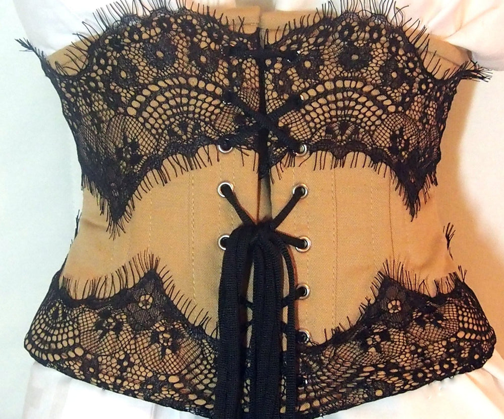 Exclusive corset covered by laces. Lace Addicted Corsettery collection ...
